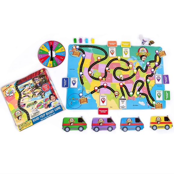 Far Out Toys | Toys | Ryans World Road Trip Board Game Nwt | Poshmark